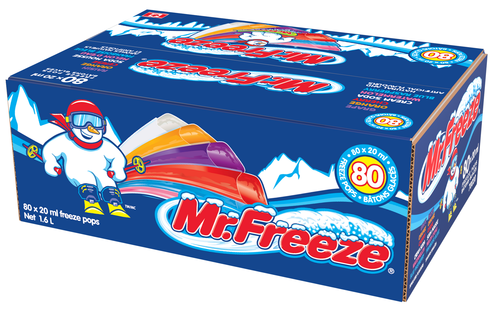 Mr. Freeze Mini Freeze Pops | Kisko Products